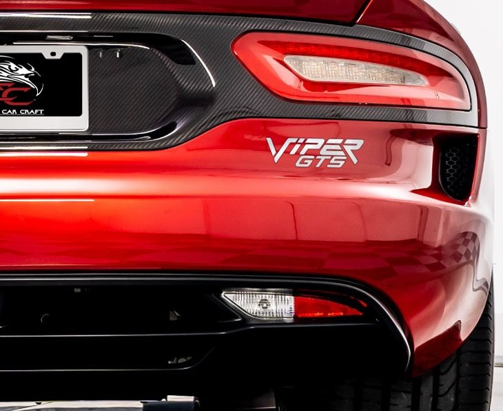 American Car Craft 1996-2002 Dodge Viper GTS - Rear Bumper Lettering ...