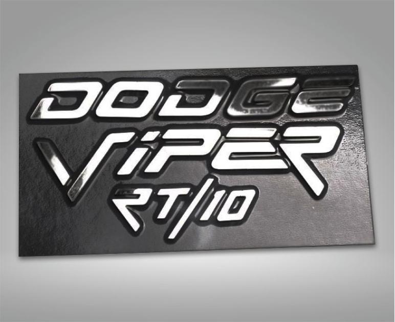 American Car Craft 1992-2002 Dodge Viper - Rear Bumper Letters 'DODGE ...