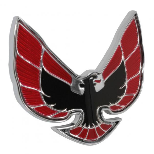Trim Parts 1974-76 Pontiac Firebird Red & Black Front Emblem, Each 8550 ...