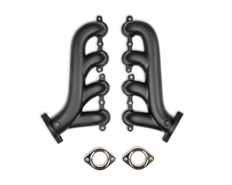 FlowTech LS Swap Exhaust Manifolds, Black Ceramic Finish 31730-3FLT ...