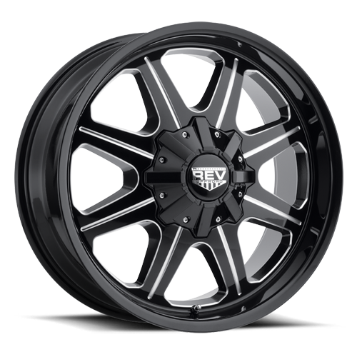 REV Wheels Off Road 823 Series, 17x9, 4.53 BS, 5x5 / 5x5.5 823M-7903212 ...