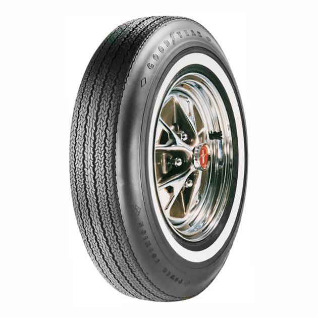 Goodyear Power Cushion 0.875 inch Whitewall Tire 695-14 450232 | Moparts