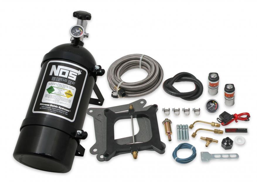 NOS Powershot Wet Nitrous System for 4150 4-Barrel Carburetor, Black ...