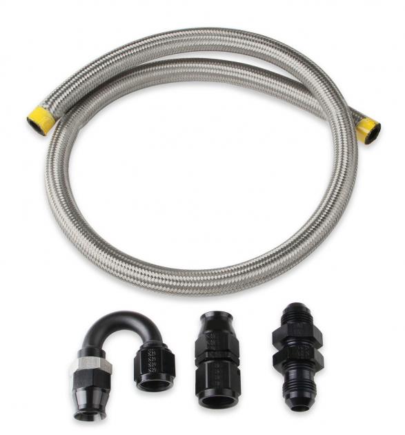 NOS 180 Degree Nitrous Bottle Blowdown Hose Kit w/ Straight Exit ...