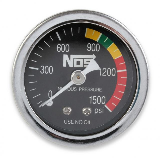 NOS Nitrous Gauge w/ Adapter 15925NOS | Moparts