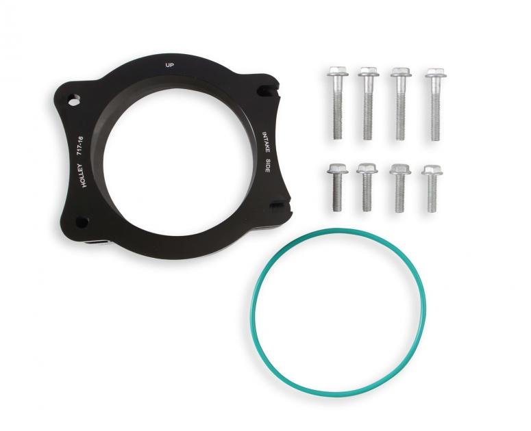 Holley ANGLE CORRECTING THROTTLE BODY ADAPTER 717-16 | Moparts
