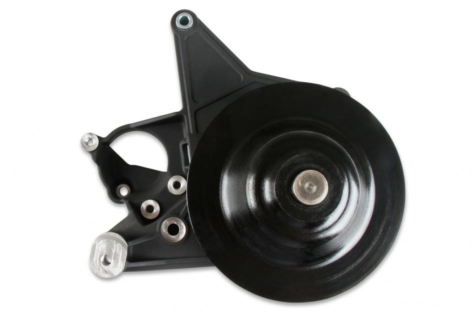 Holley BRACKET KIT, P/S LT5-W LONG SPACER NATURAL-BLACK FINISH 97-334BK ...