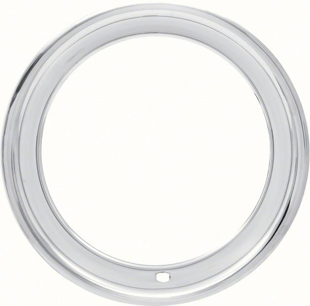 OER Rally Wheel Trim Ring, 15", 3" Deep, Stainless Steel, Fits GM ...