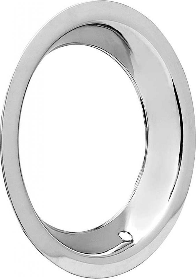 OER Chrome Rally Wheel Trim Ring, 15" x 3" Deep, Round Lip, for OE ...
