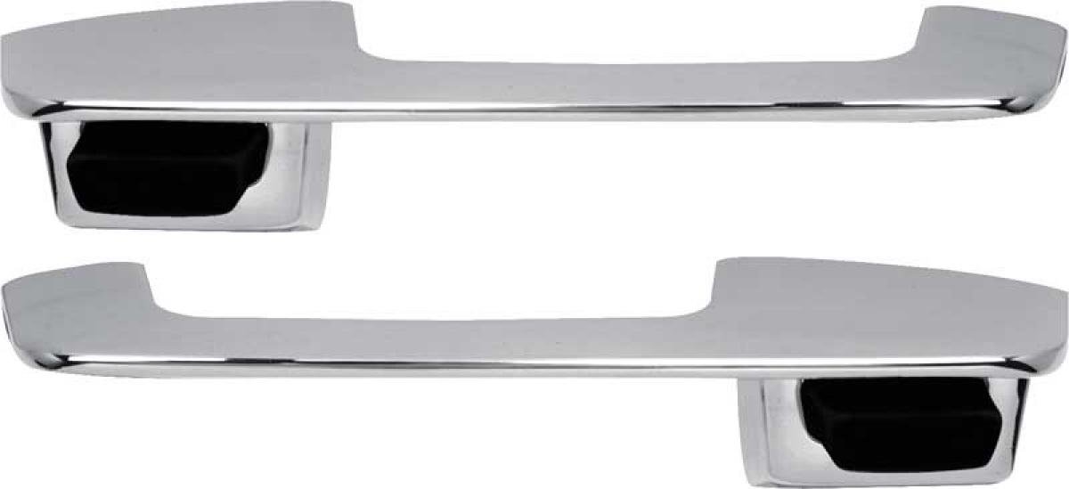 OER 1968-69 Mopar A & B Body Front Outer Door Handle Set With Black ...