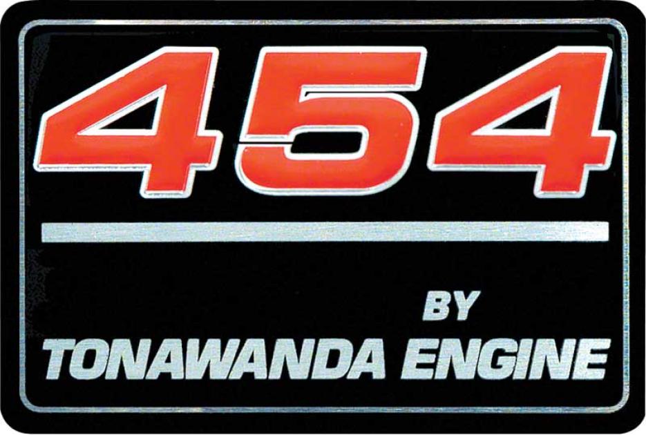 OER 1991-96 "454 By Tonawanda Engine" Valve Cover Decal 10126790 | Moparts